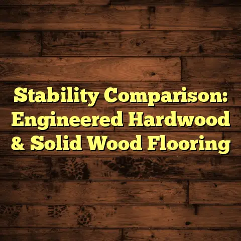 Stability Comparison: Engineered Hardwood & Solid Wood Flooring (Explained)