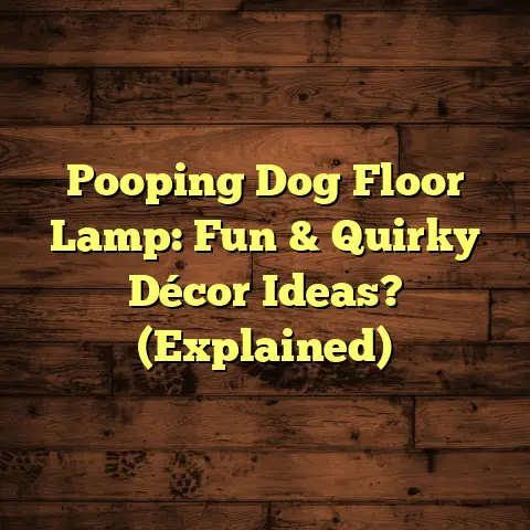 Pooping Dog Floor Lamp: Fun & Quirky Décor Ideas? (Explained)