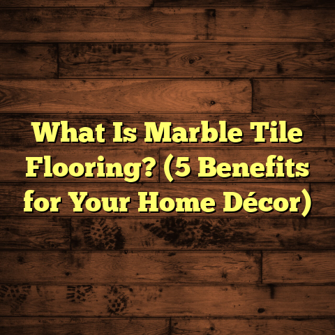 What Is Marble Tile Flooring? (5 Benefits for Your Home Décor)